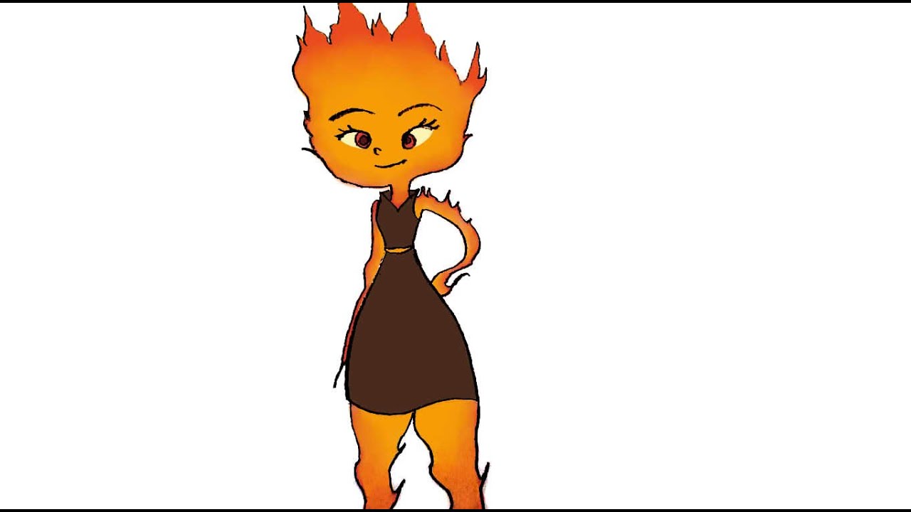 How to draw Ember Lumen Elemental || Easy drawing - YouTube