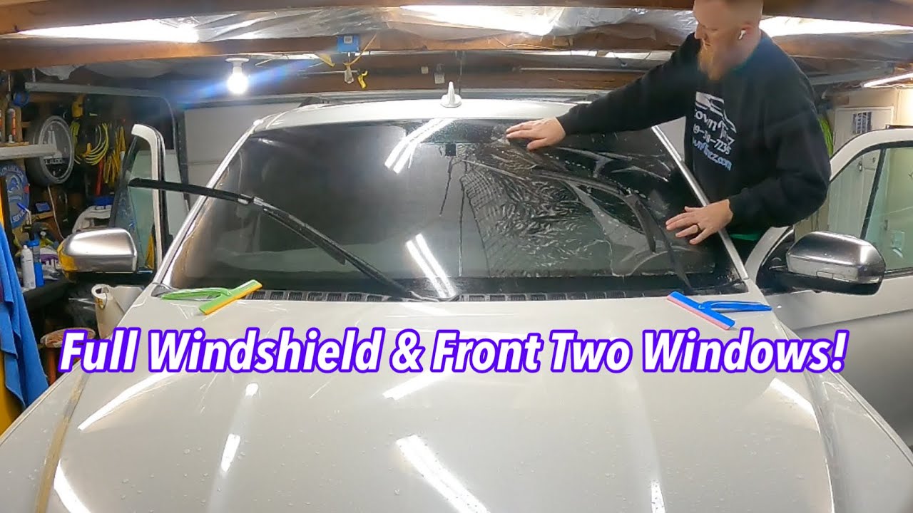 Upgraded Visibility: 2024 Ford Expedition with Full Windshield Tint and ...