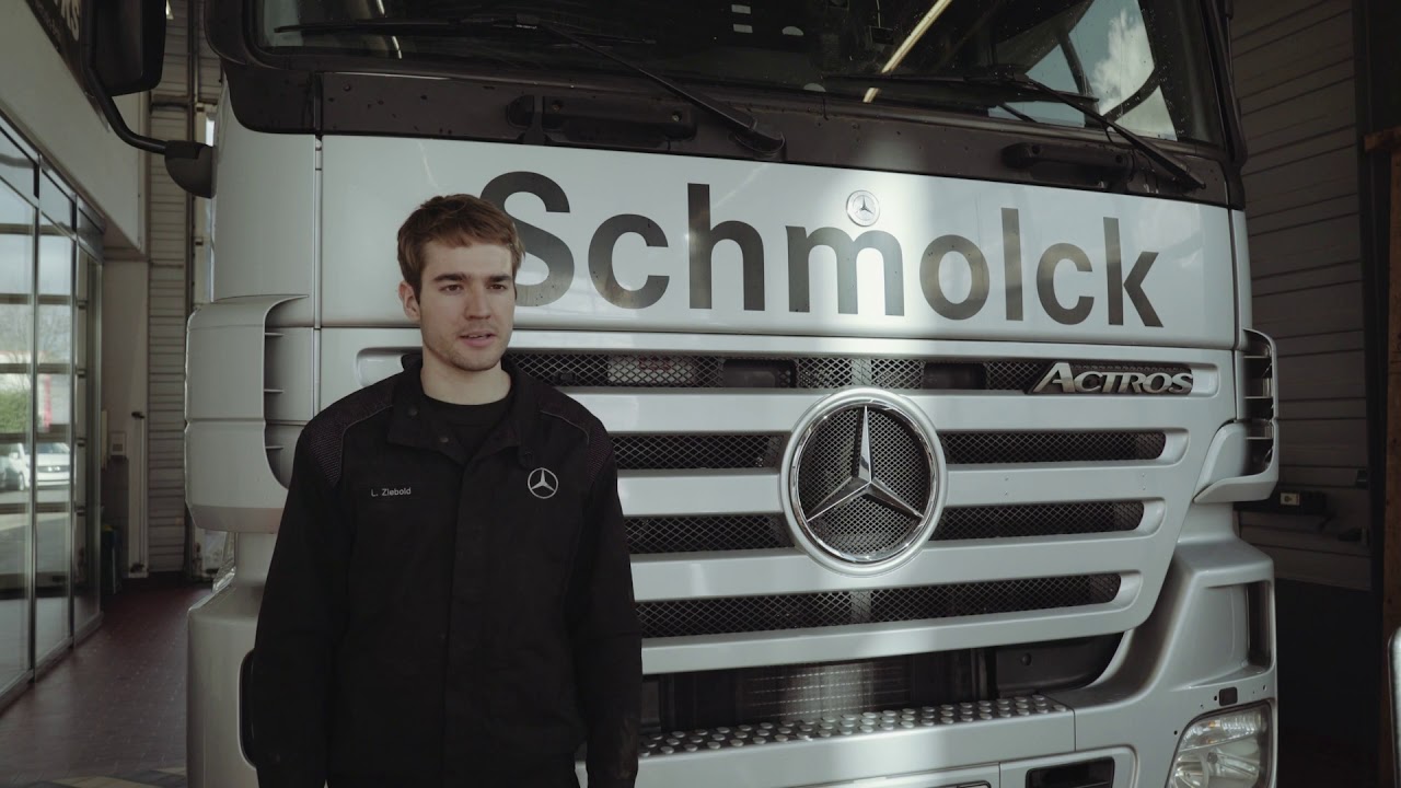 Ausbildung zum NFZ-Mechatroniker (m/w/d) im Autohaus Schmolck - YouTube