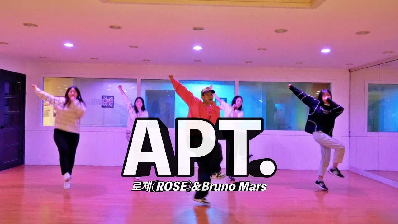 ROSE(로제)&Bruno Mars"APT."BEGINNER(왕초보)클래스@엣지댄스스튜디오[천안댄스학원] - YouTube