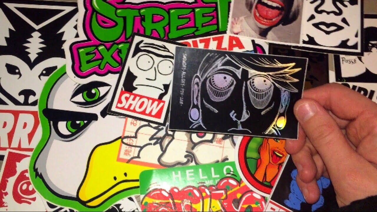 BIGGEST STICKER COLLECTION - YouTube