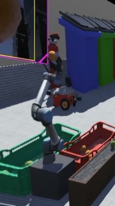 Universal Robot simulated in Webots @cyberboticswebots @UniversalRobotsVideo - YouTube