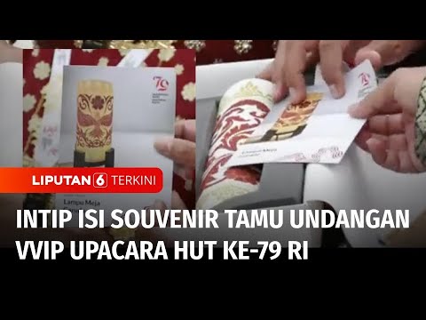 Intip Souvenir yang Didapat Tamu Undangan VIP HUT ke-79 RI di IKN, Ada ...