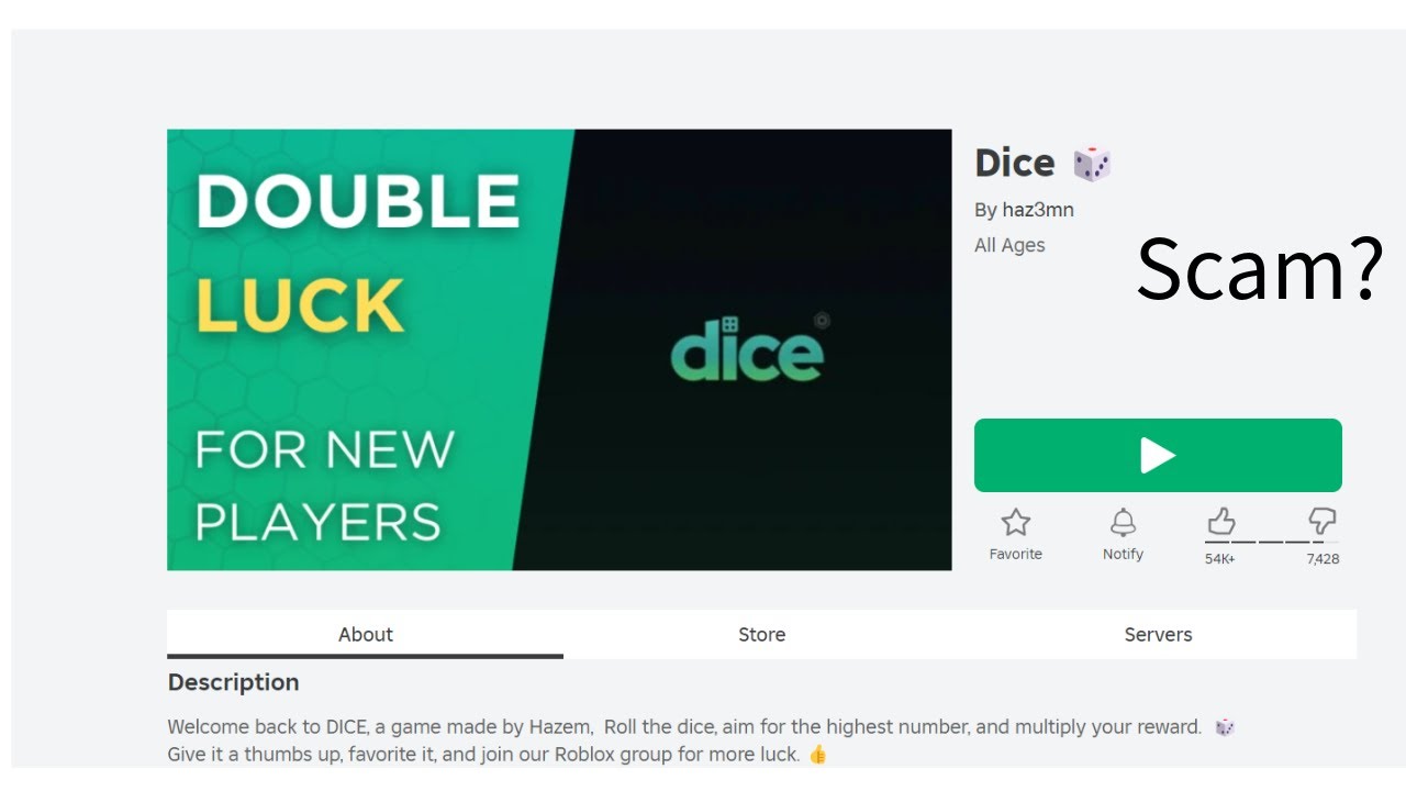 hazem's Dice Game Review (scam??) - YouTube