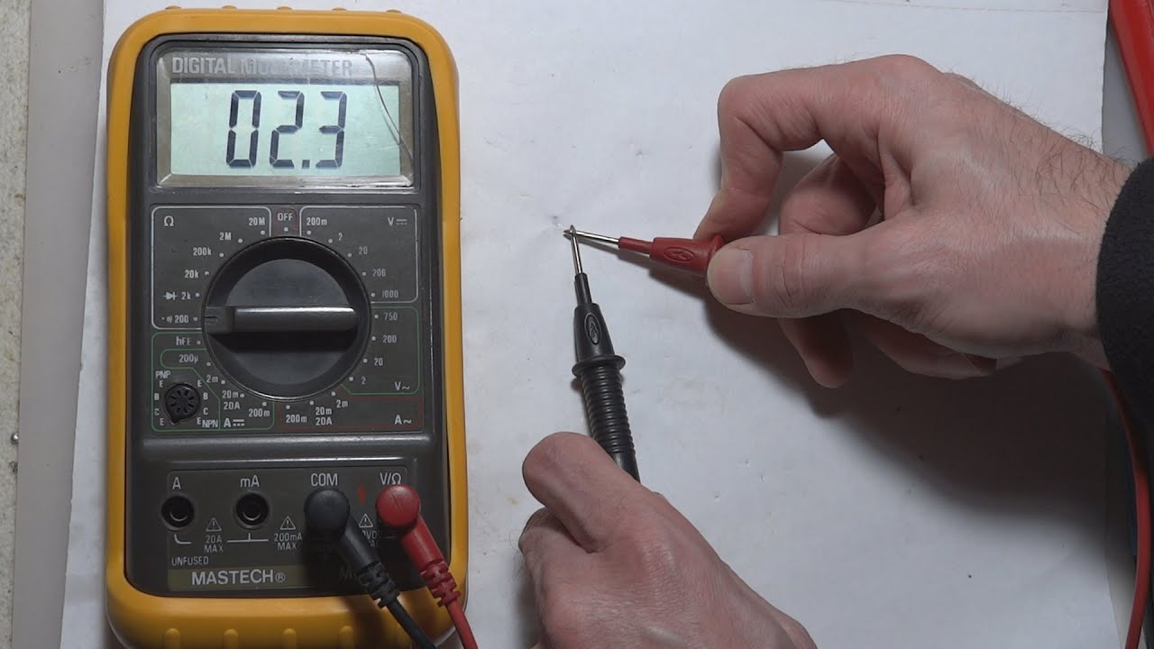 Mastech M92A 3.5 digites multiméter gatyába rázása (2. rész) - YouTube
