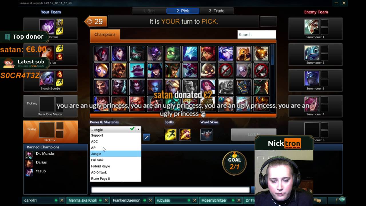 Nicktron : "I'm a pretty princess!"(he falls) - YouTube