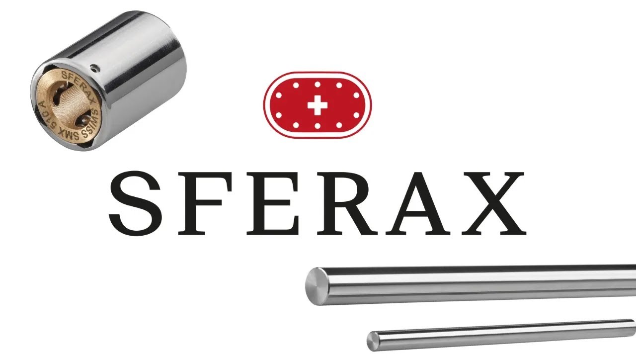 High precision linear ball bearing made in Switzerland by SFERAX - YouTube