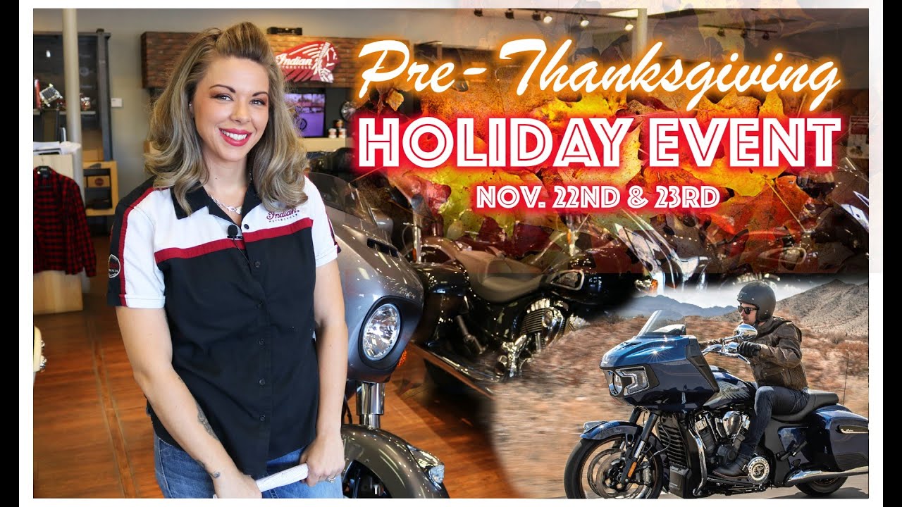 Indian Motorcycle Tucson Pre-Thanksgiving Holiday Event - YouTube