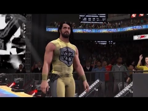WWE 2K17 PSP SETH ROLLINS NEW FINISHER DLC - YouTube