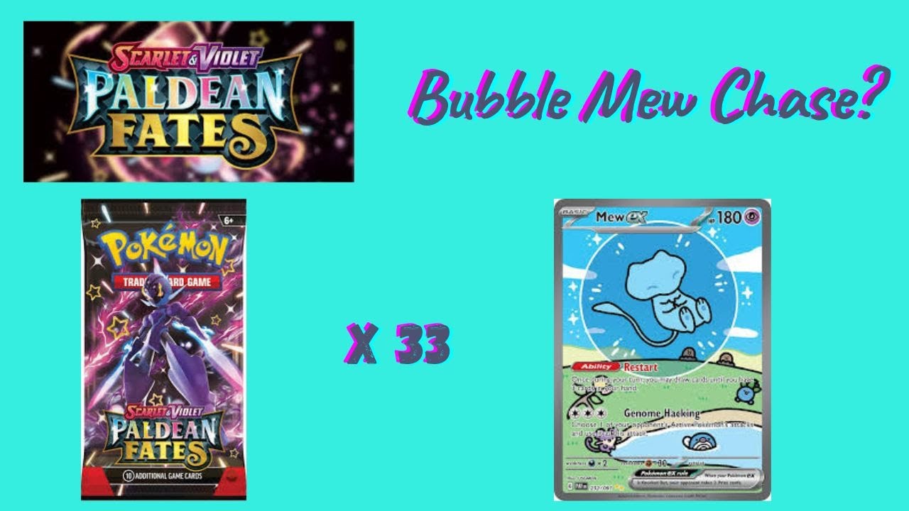 Paldean Fates 33 Pack Opening! - YouTube