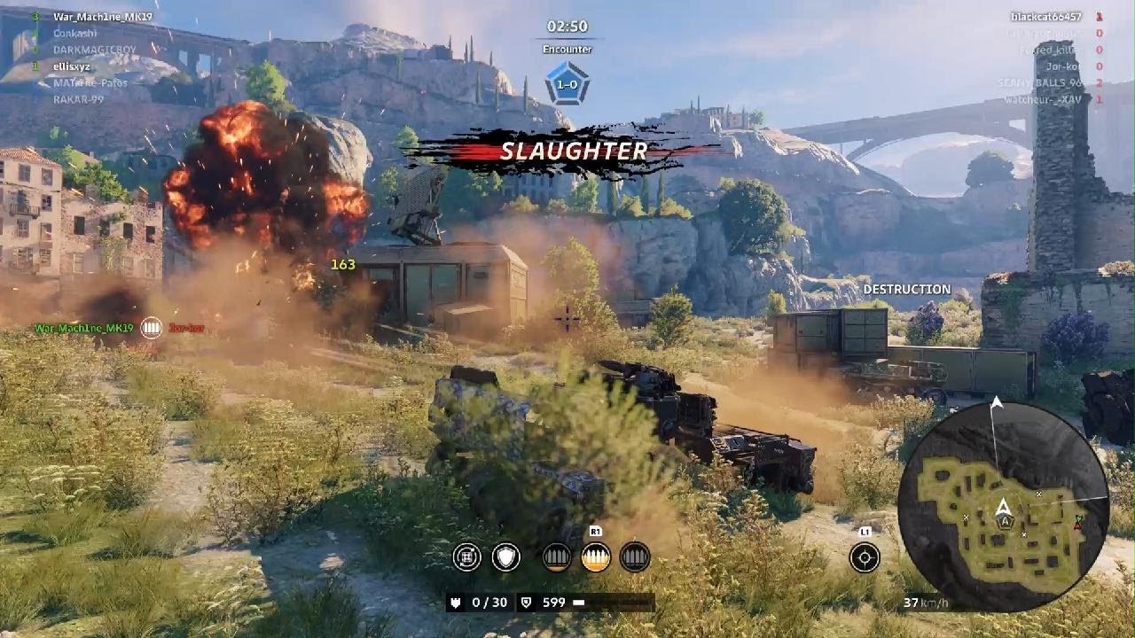 Crossout_ Meat Grinder Tracks - 3 x Nothung Fun - YouTube