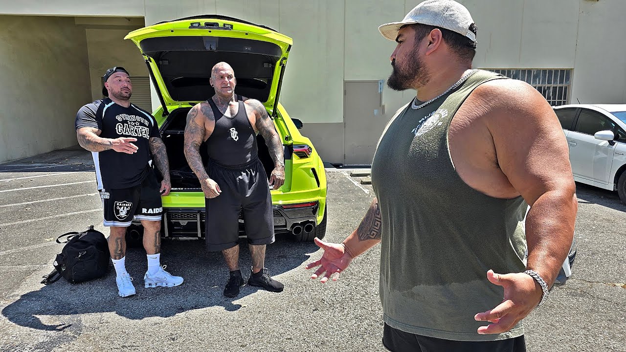 The Biggest NFL Lineman Works Out With Big Boy and Big Joe - YouTube