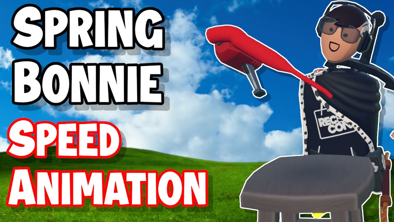 Animating Spring Bonnie┃Rec Room Speed animation - YouTube