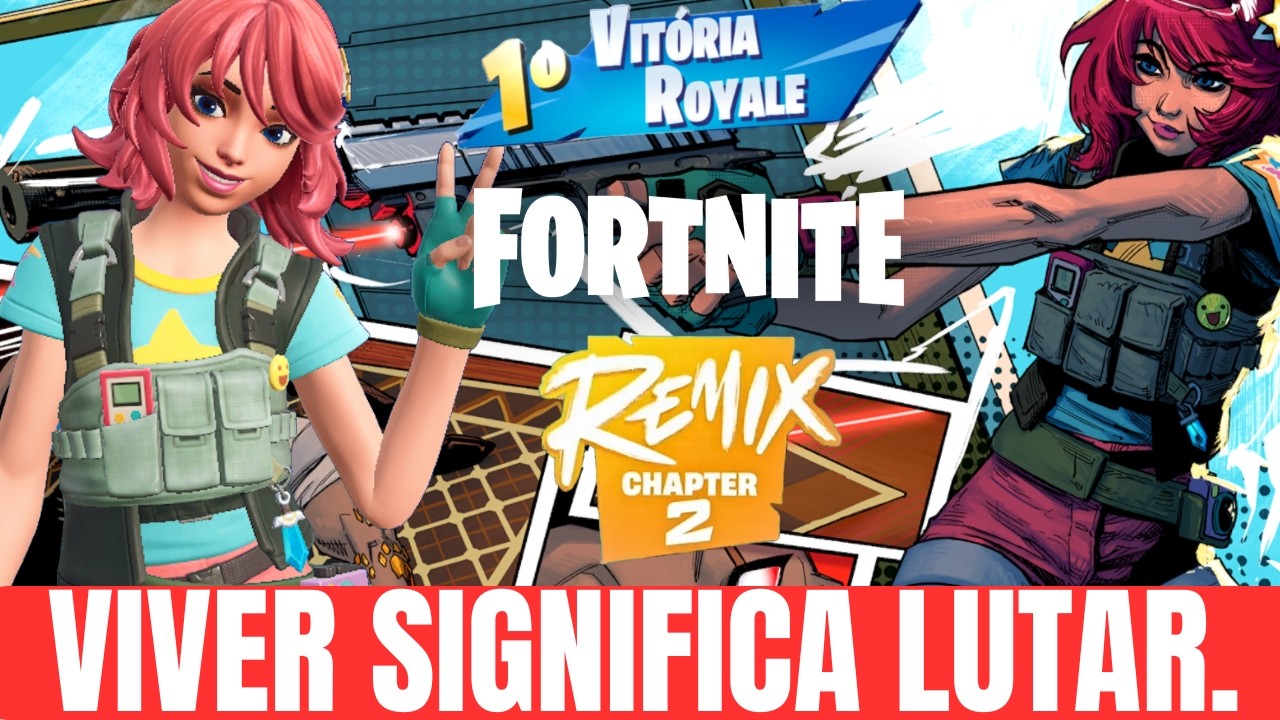 FORTNITE - GAMEPLAY DA TEMPORADA REMIX COM A SKIN DA SKYE DISFARÇADA ...