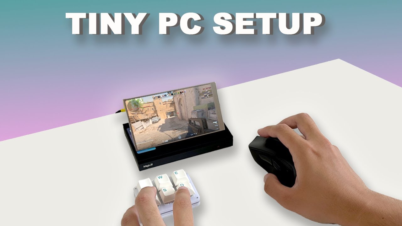 Making a Tiny Gaming PC Setup - MeLE Quieter 4C N150 - YouTube