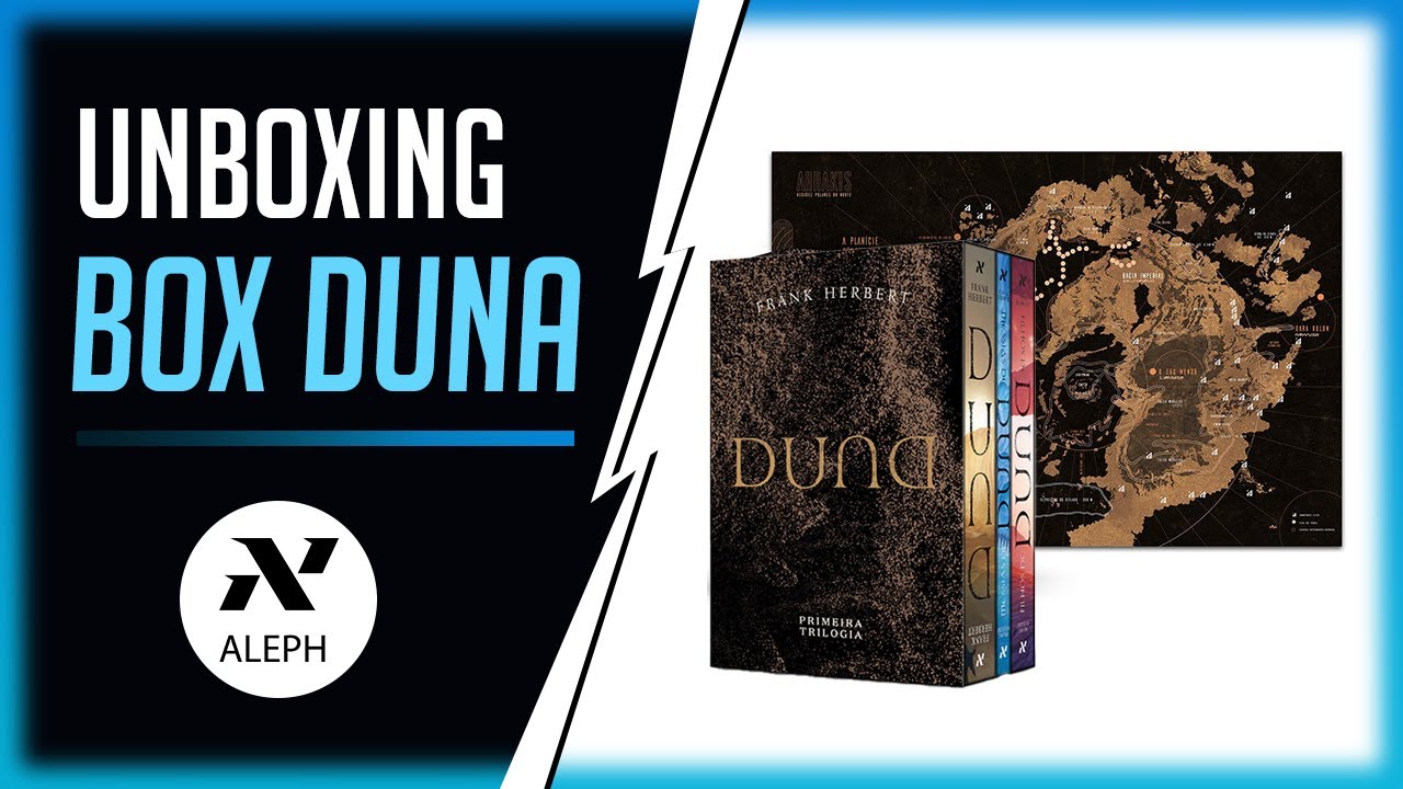 UNBOXING DO BOX DE DUNA!!! Editora Aleph - YouTube