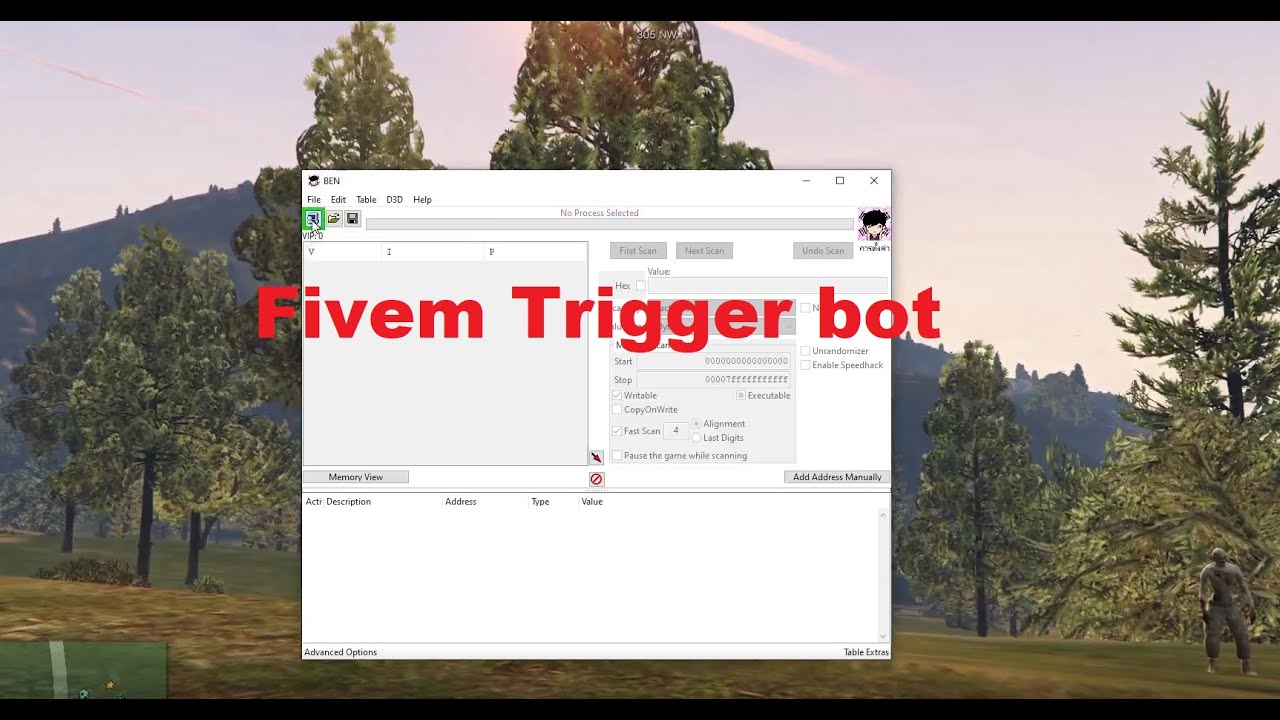 Fivem โปร cheat engine ( trigger bot ) - YouTube