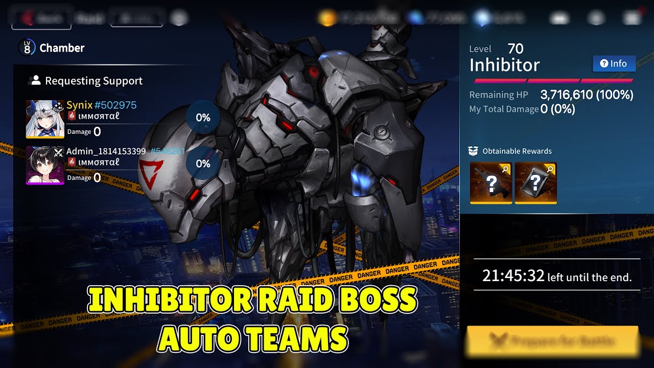 Inhibitor Raid Boss Auto Guide | Counter Side SEA - YouTube