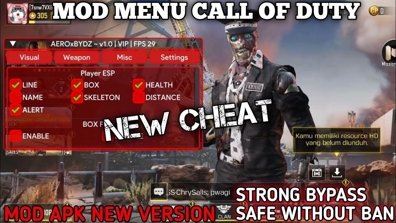 COD Mobile HACK MOD MENU (Aimbot, Wallhack, ESP) iOS + Android COD Mobile MOD APK /unlock all ...