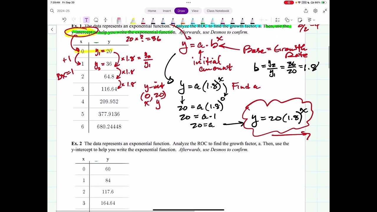 2-6 Exponential Functions - Part 1-Growth2024 - YouTube