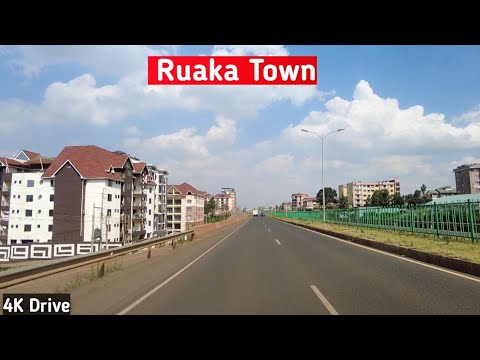 The Fastest Growing Town In Nairobi....( Ruaka) 4K Drive - YouTube