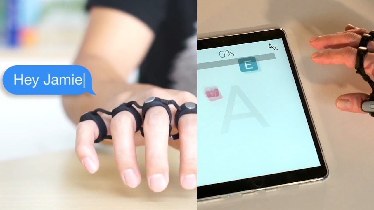 Wearable Keyboard Changes The Typing Game Completely - YouTube
