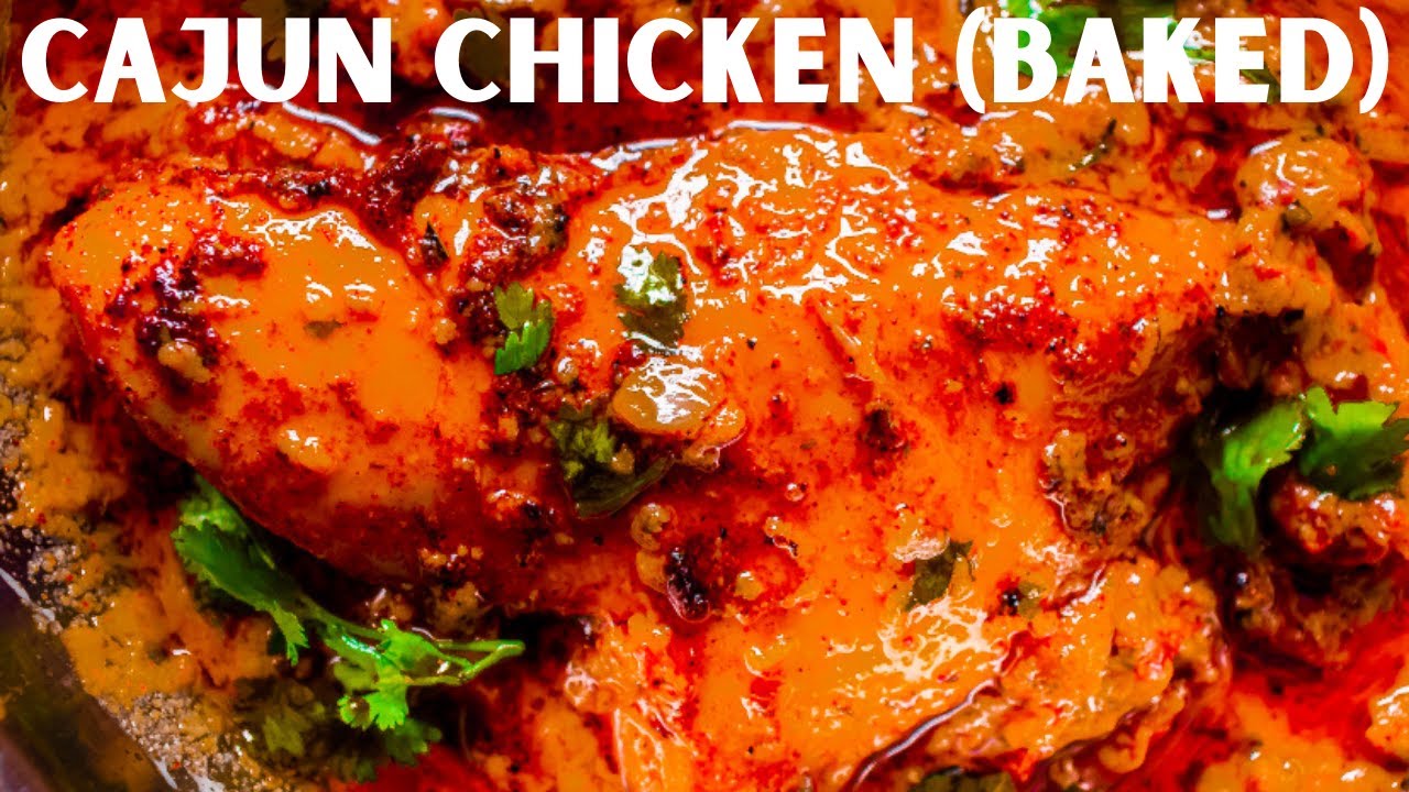 CREAMY CAJUN CHICKEN BREASTS IN OVEN | BAKED CHICKEN BREAST RECIPE ...