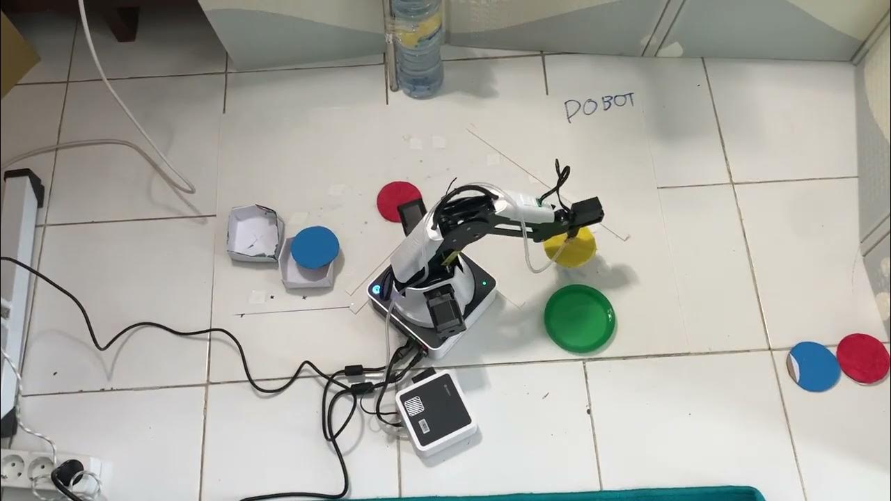Dobot Magician Opencv Camera Pick And Place Based On Color Real World View Youtube