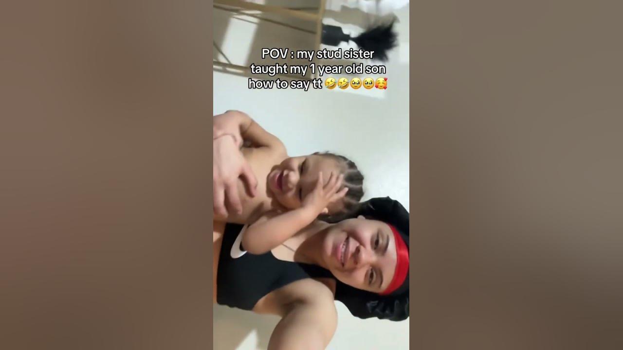 My Stud sister taught my son how to say Tt😭🫶🏼 #ttbaby #babyboy #babies #auntie #fyp #funny # ...