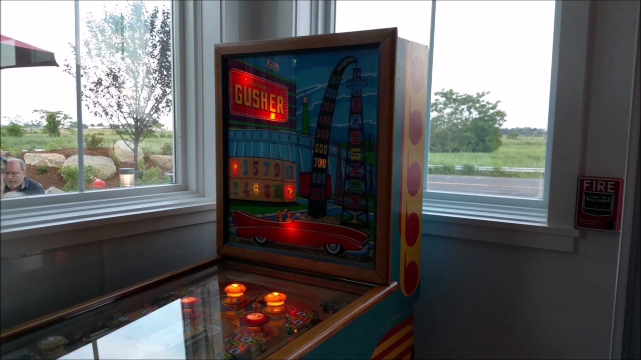 The Cricket Pin Ball Machine - 25 cents to play. How sweet the sound ...