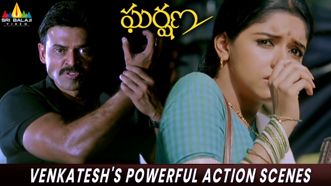 Venkatesh's Powerful Action Scenes | Gharshana | Asin | Gautam Menon ...