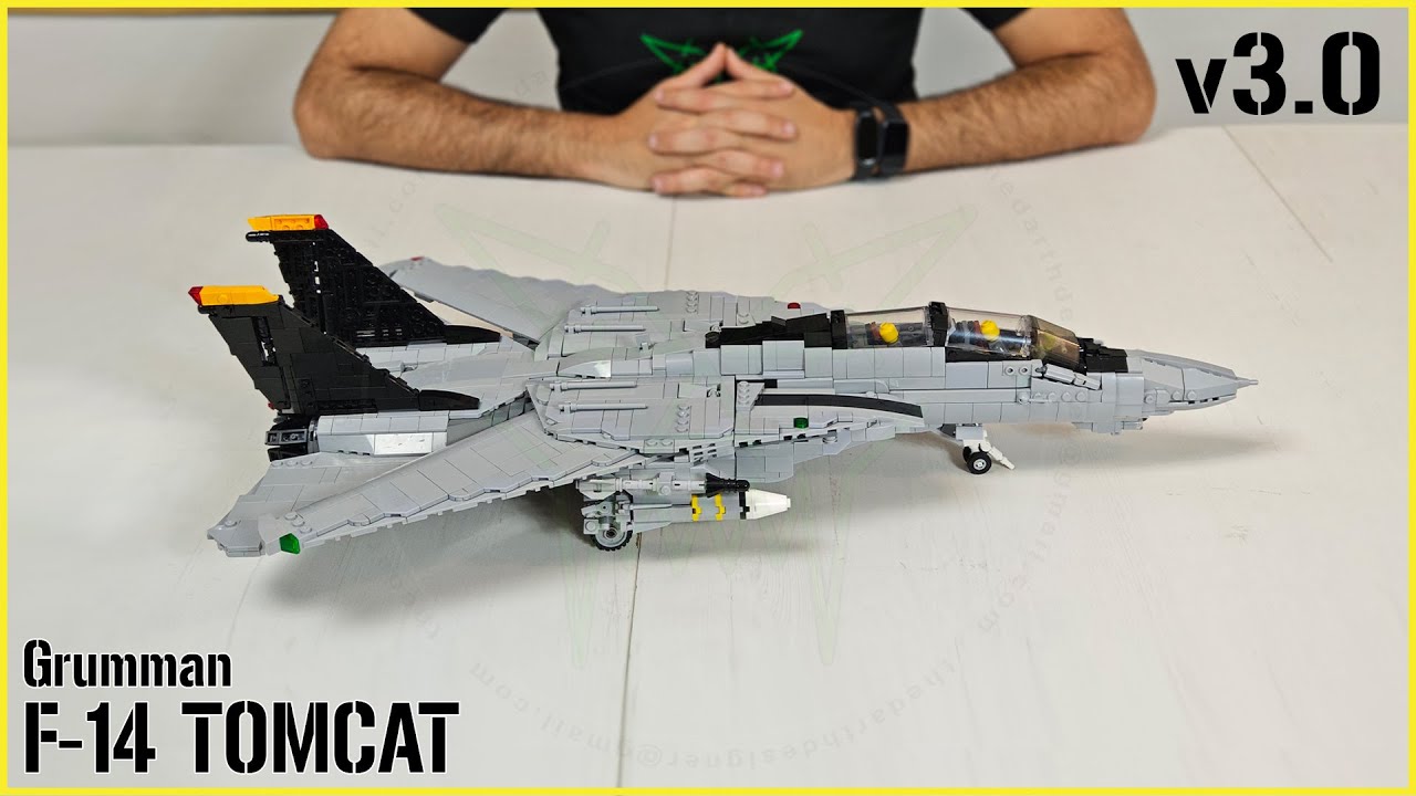 Best LEGO Top Gun F-14 TOMCAT at 1:35 Scale Review! - YouTube