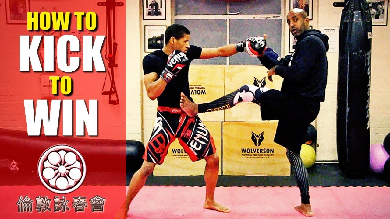 Wing Chun KICKS that WIN Fights | How to Oblique Kick - YouTube