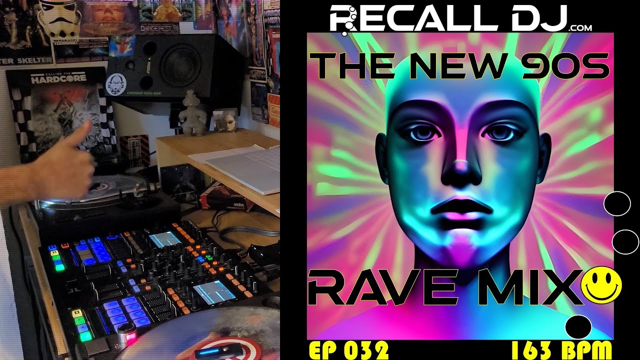 The New '90s Rave Mix - 032 (163 bpm) - Mixed by Recall DJ - YouTube