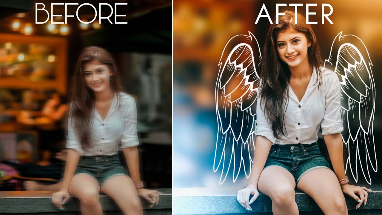 Before after amazing photo editing tutorial | picsart photo editing ...
