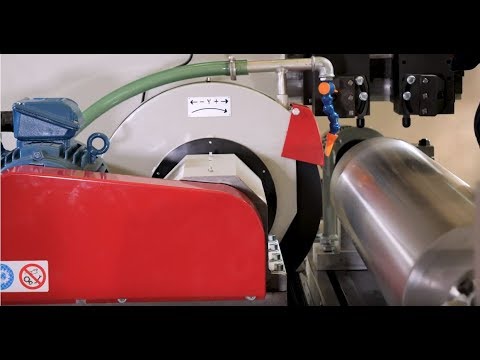Balaguer Rolls combined roll grinding and fluting machine - YouTube