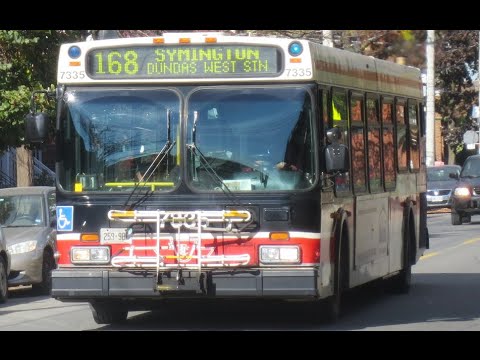 TTC 1999 New Flyer D40LF Diesel 7340 | 168 Symington - YouTube