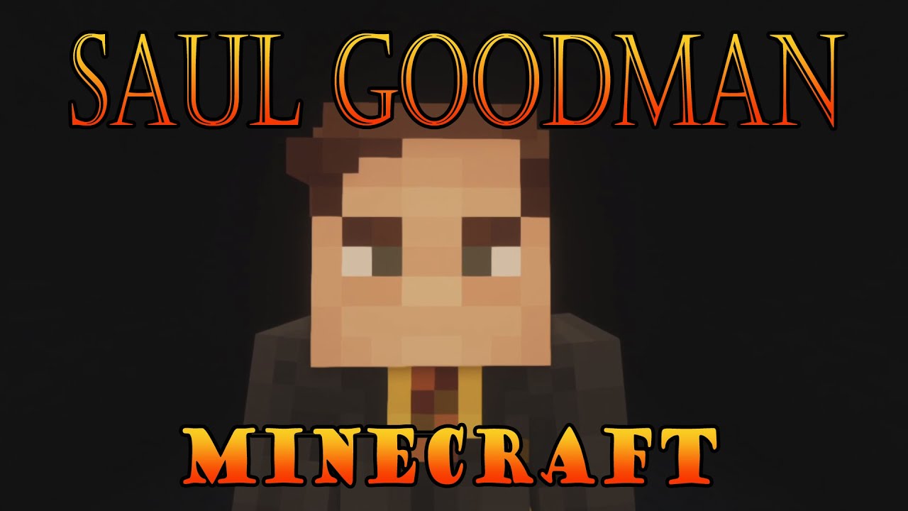 SAUL GOODMAN 3D in MINECRAFT - YouTube