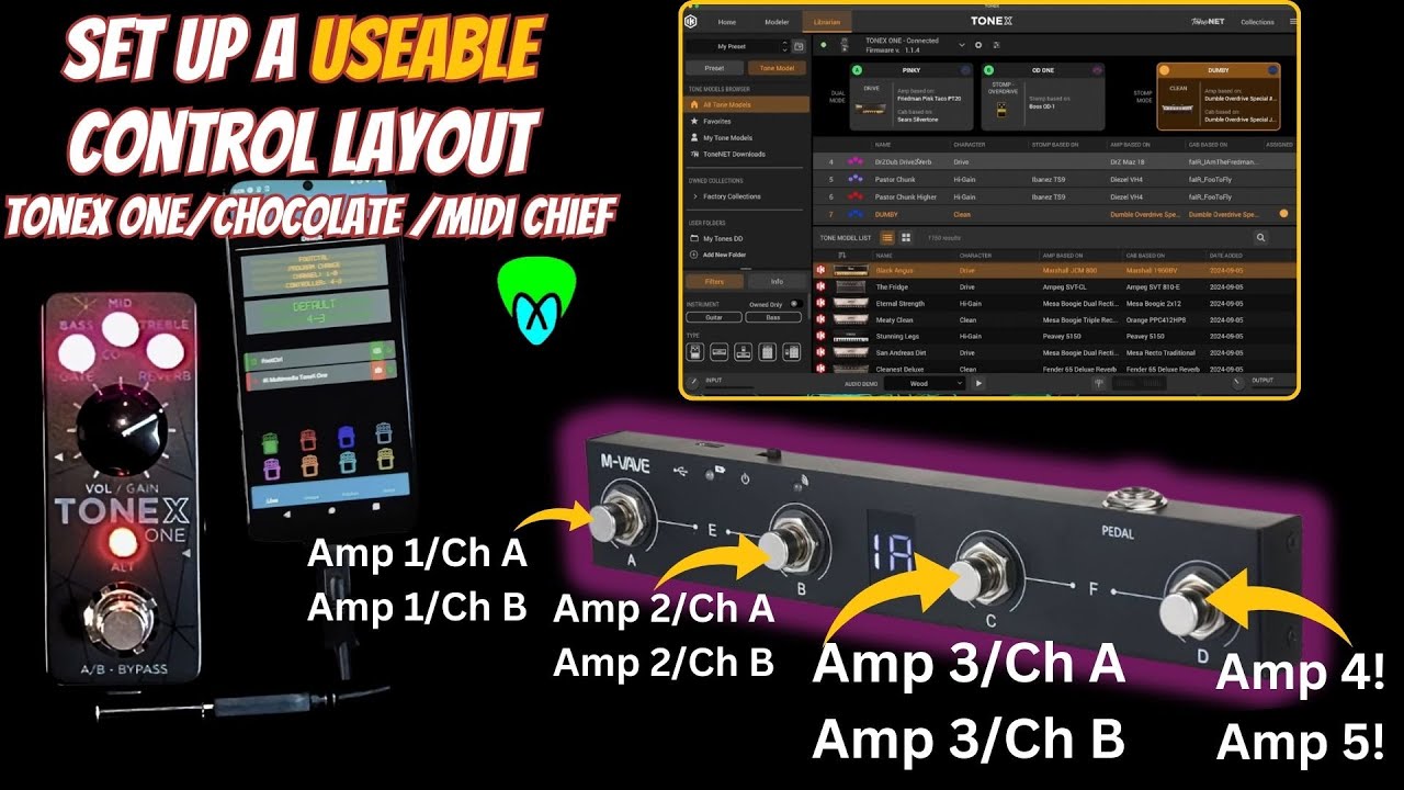 Deeper ToneX One Control from Midi PC commands | M-Vave Chocolate ...