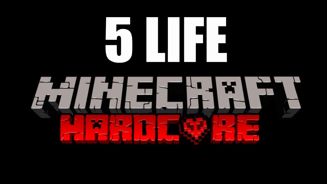 LIVE - 5 LIFE HARDCORE PART 1 (Minecraft) - YouTube