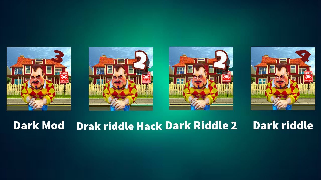 Dark Riddle Mod Menu Vs Dark Riddle 2 Hack - Horror Scary Gaming - YouTube