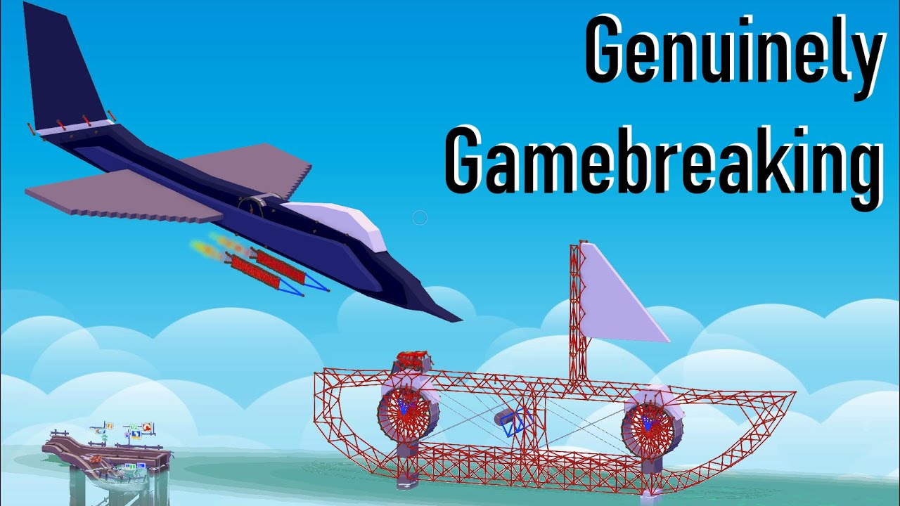 Making a Fighter Jet in Poly Bridge 3 - YouTube