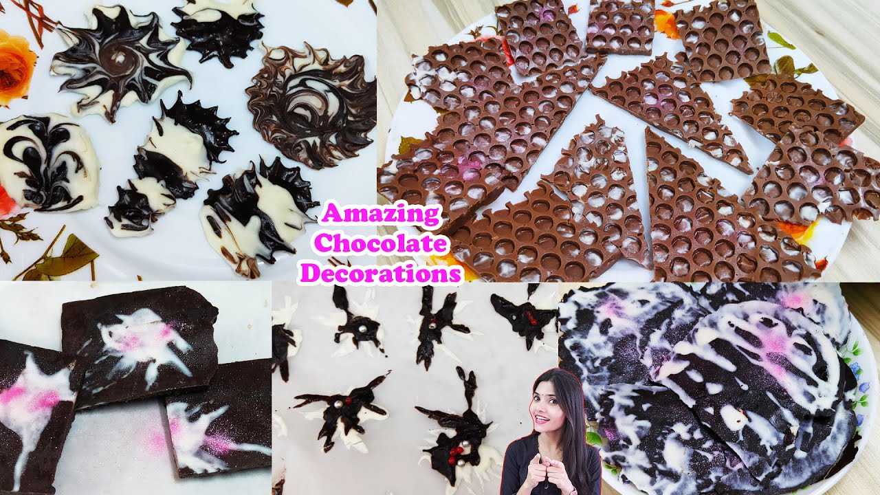 Chocolate Garnishing Techniques | Chocolate Garnish | Chocolate ...