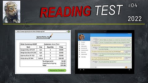 Reading test - YouTube
