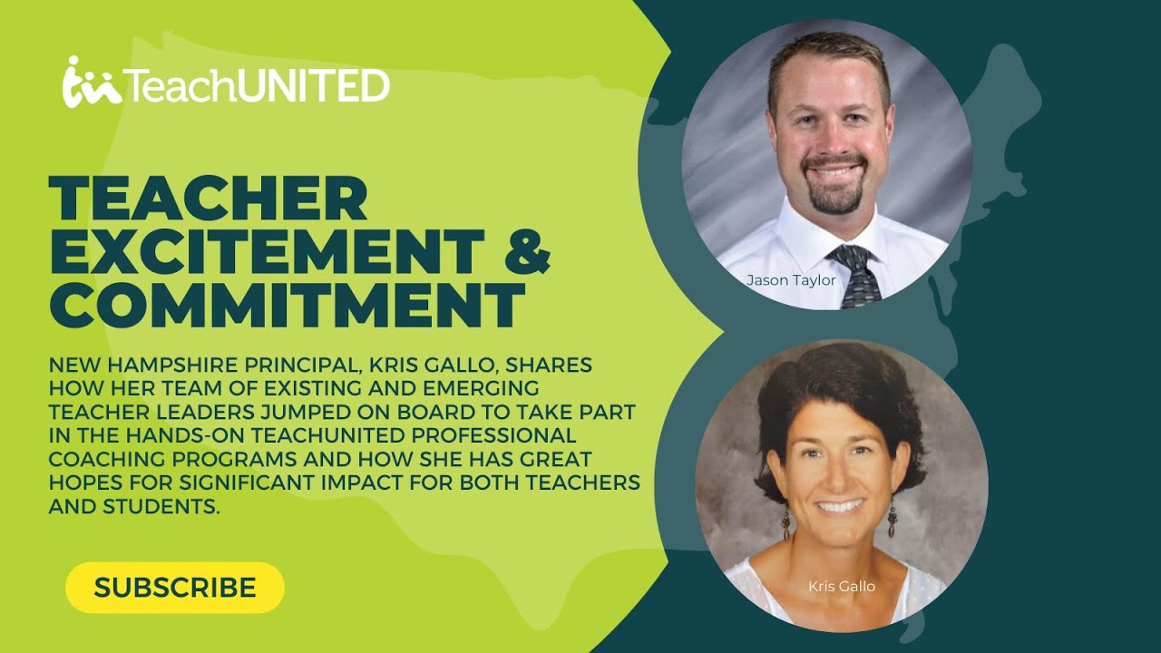 Teacher Excitement & Commitment: TeachUNITED + Christa McAuliffe School ...
