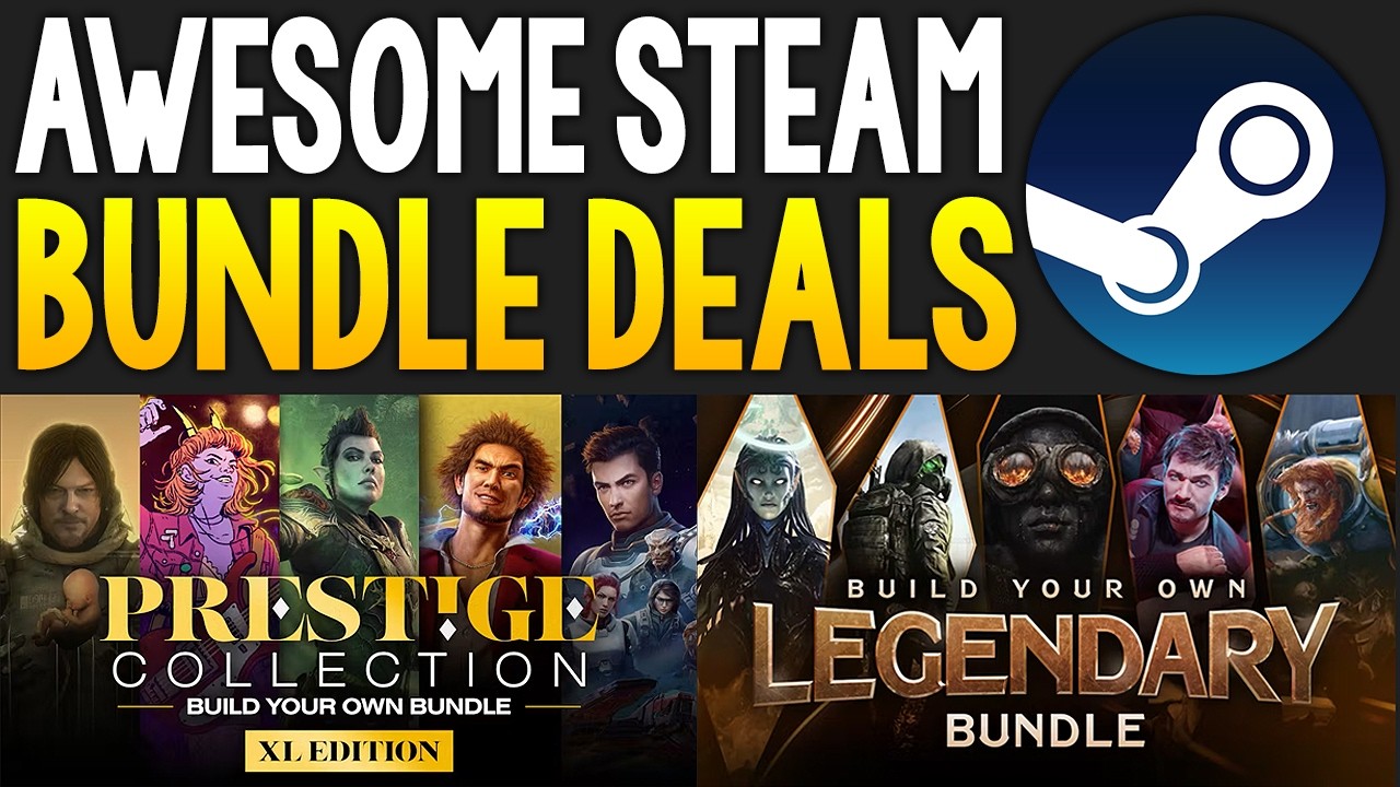AWESOME STEAM GAME BUNDLE DEAL + MORE GREAT STEAM Game DEALS! - YouTube