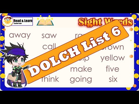 Let us Read Together| Sight Words, Phrases & Sentences List 6 - YouTube
