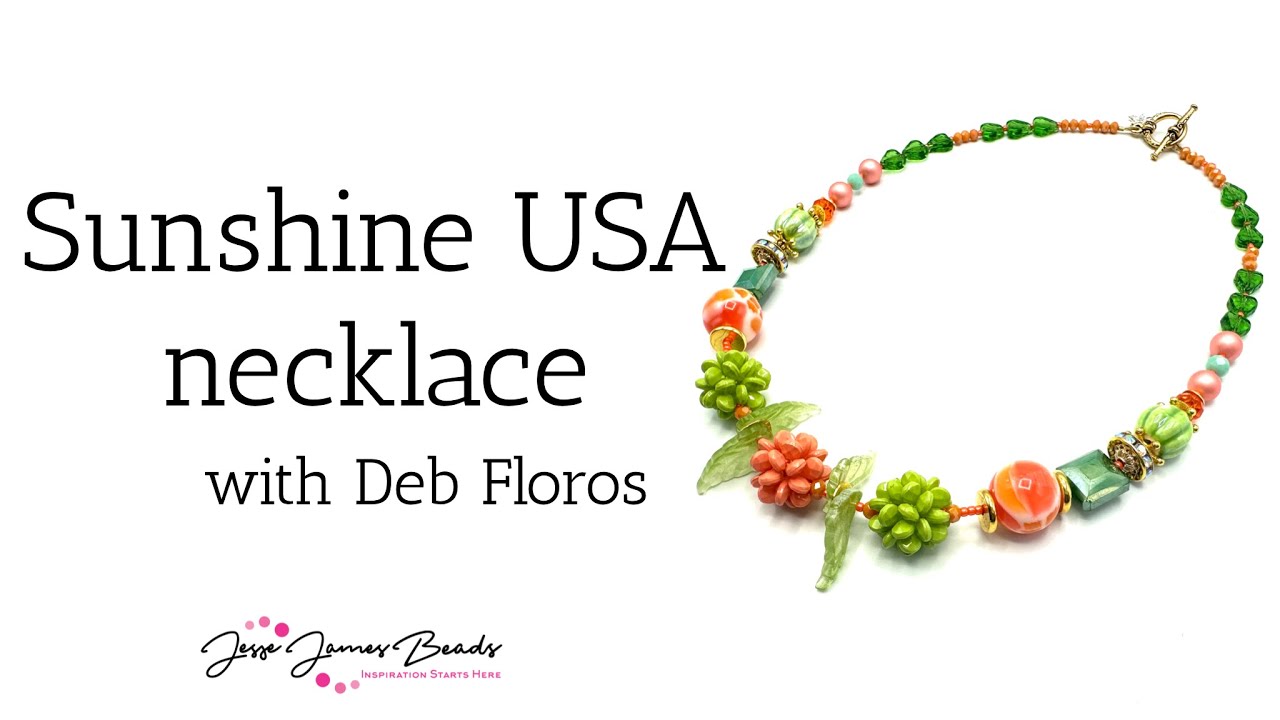 Simple As Sunshine Necklace with Deb Floros - YouTube