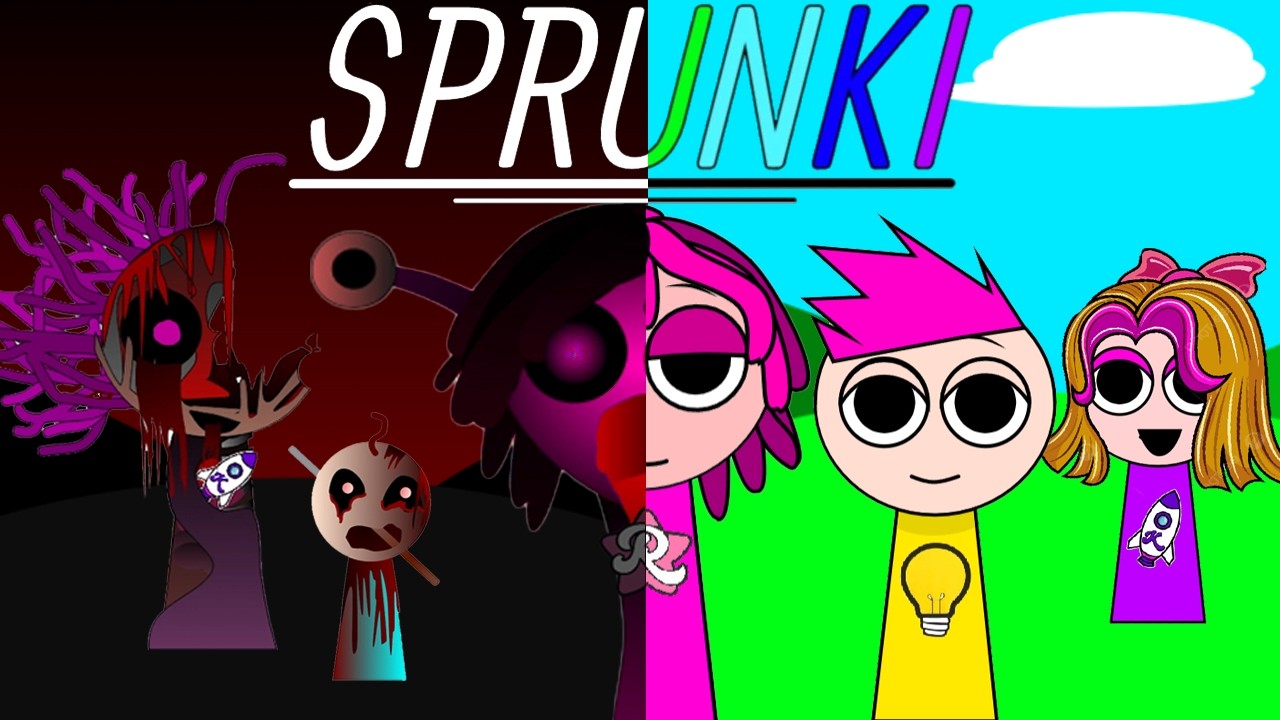 CRIEI SPRUNKI DOS ROSA DE TERROR! - YouTube