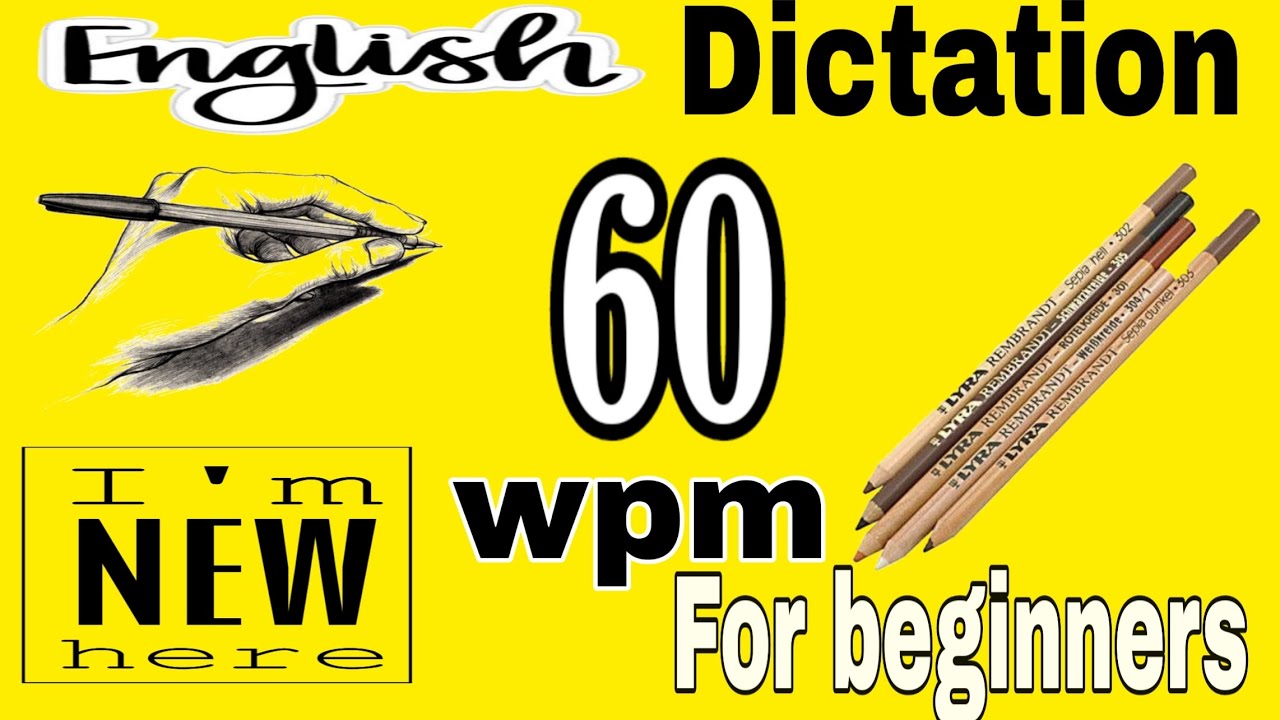 60 wpm english dictation for beginners। Progressive March 2023 ...